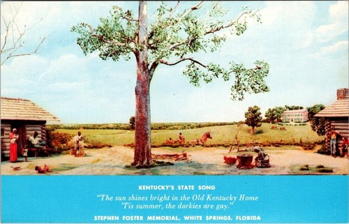 Kentucky's State Song Old Kentucky Home White Springs FL Vintage ...