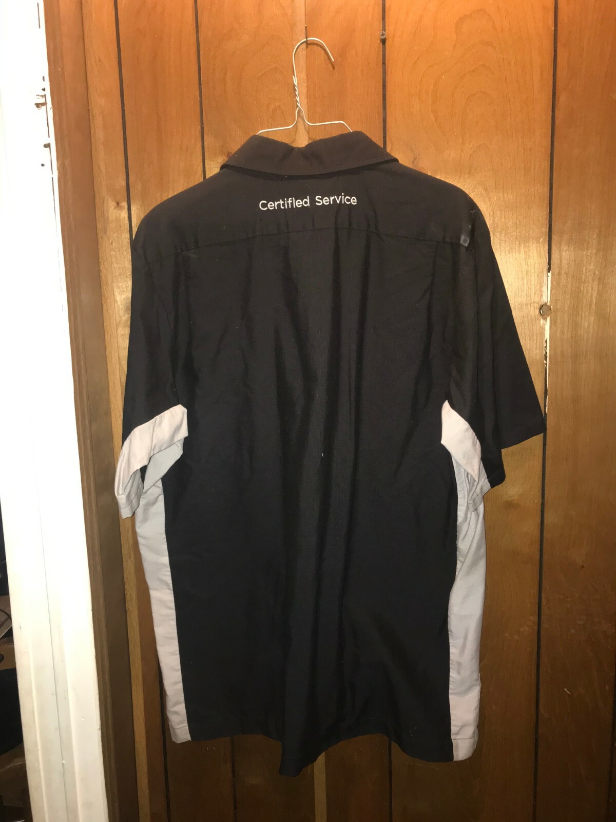 Mechanic Button Up Shirt Work Uniform Short Sleeve and hi-visility | eBay