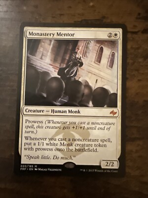Monastery Mentor Fate Reforged Regular | eBay