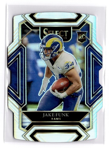 2021 Panini Select Prizm Jake Funk #299 Silver Die-Cut RC Los Angeles ...