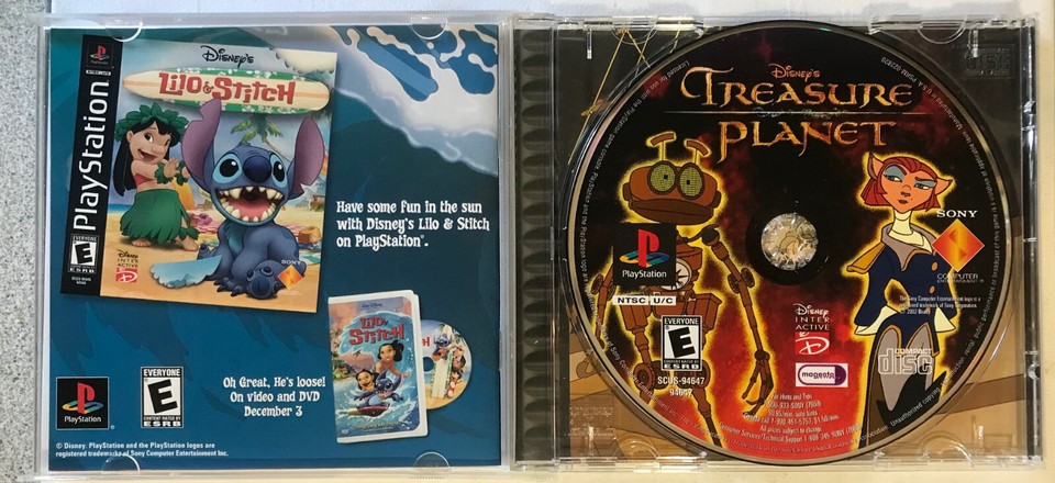 Disney's Treasure Planet - PlayStation 1 (PS1) Game*** OPEN BOX ...