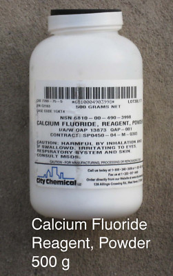 Calcium Fluoride, Reagent, 99%, 500g powder | eBay