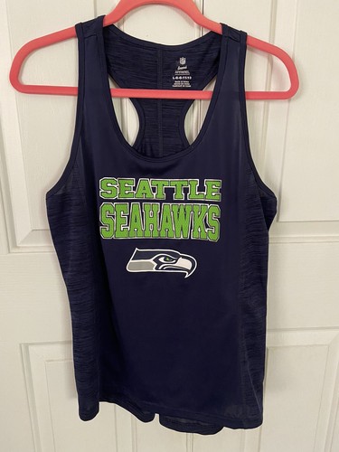 NFL Teens Apparel Seattle Seahawks Racerback Tank Top Womens Juniors ...