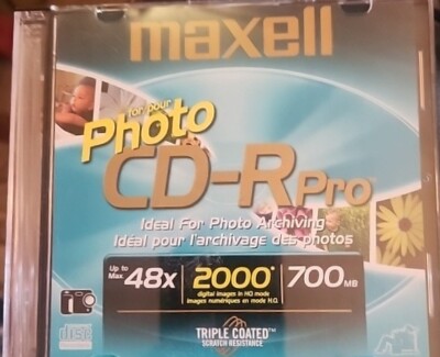 MAXELL 7 Photo CD-R Pro Compact Disc 48x 2000 Digital Images 700MB | eBay