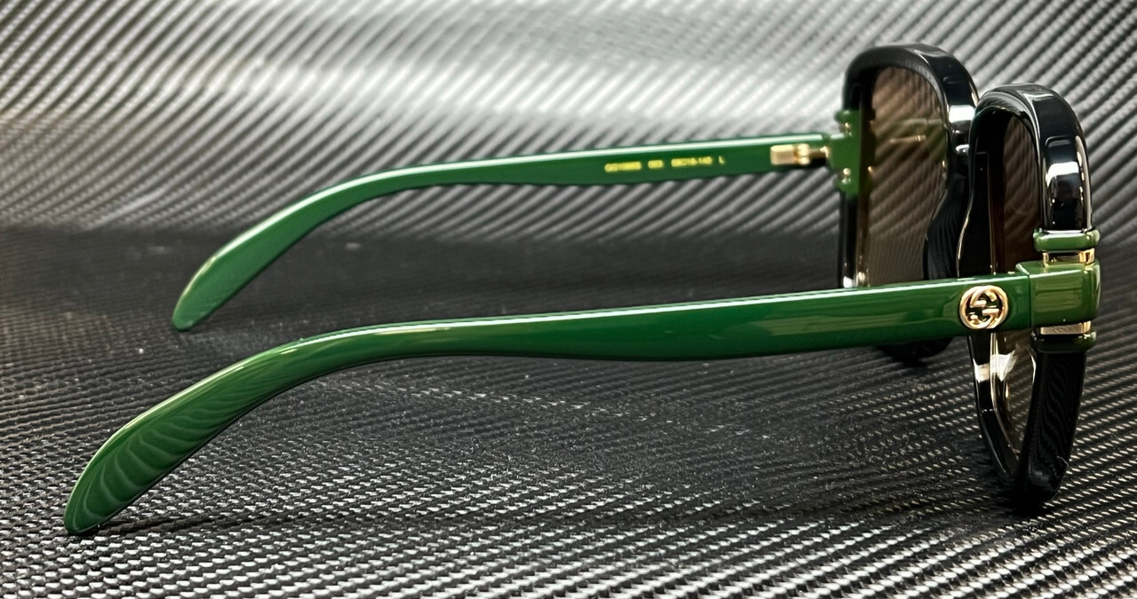 GUCCI GG1066S 003 Black Brown Large Women's 59 mm Sunglasses | eBay