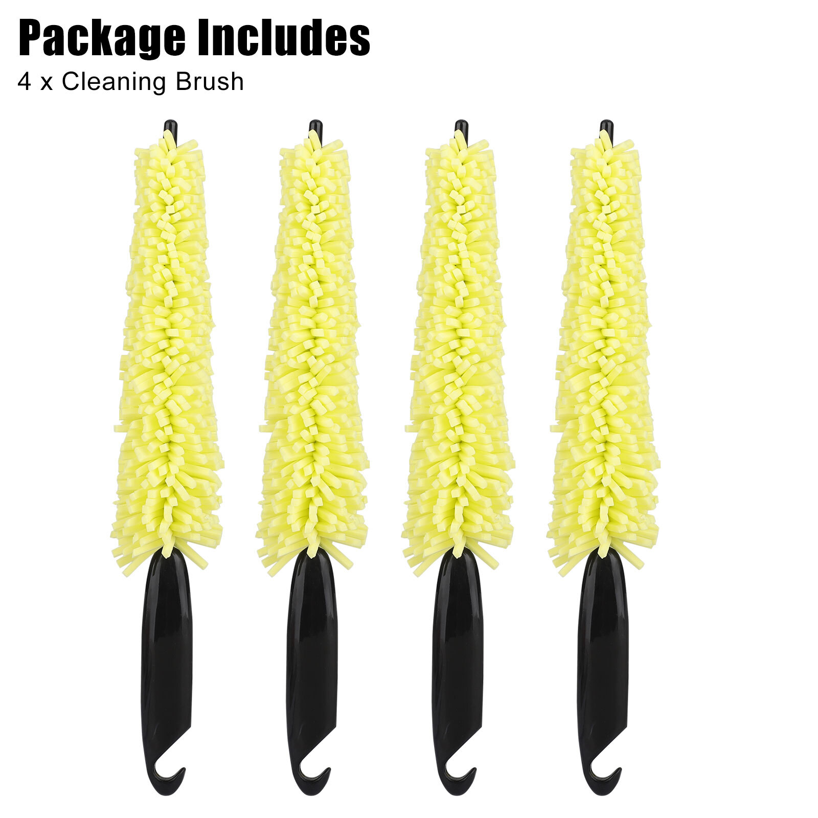 4PCS Car Detailing Cleaning Brush Tire Rim Washing Scrub Wheel Cleaner ...