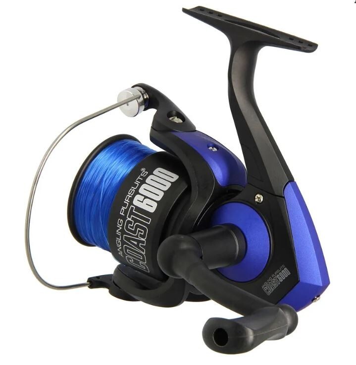 Sea Fishing COAST 6000 Reel Beach Shore Casting Fixed Spool + 20 lb ...