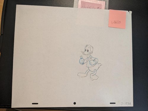 Disney's Donald Duck original animation production drawings (2) | eBay