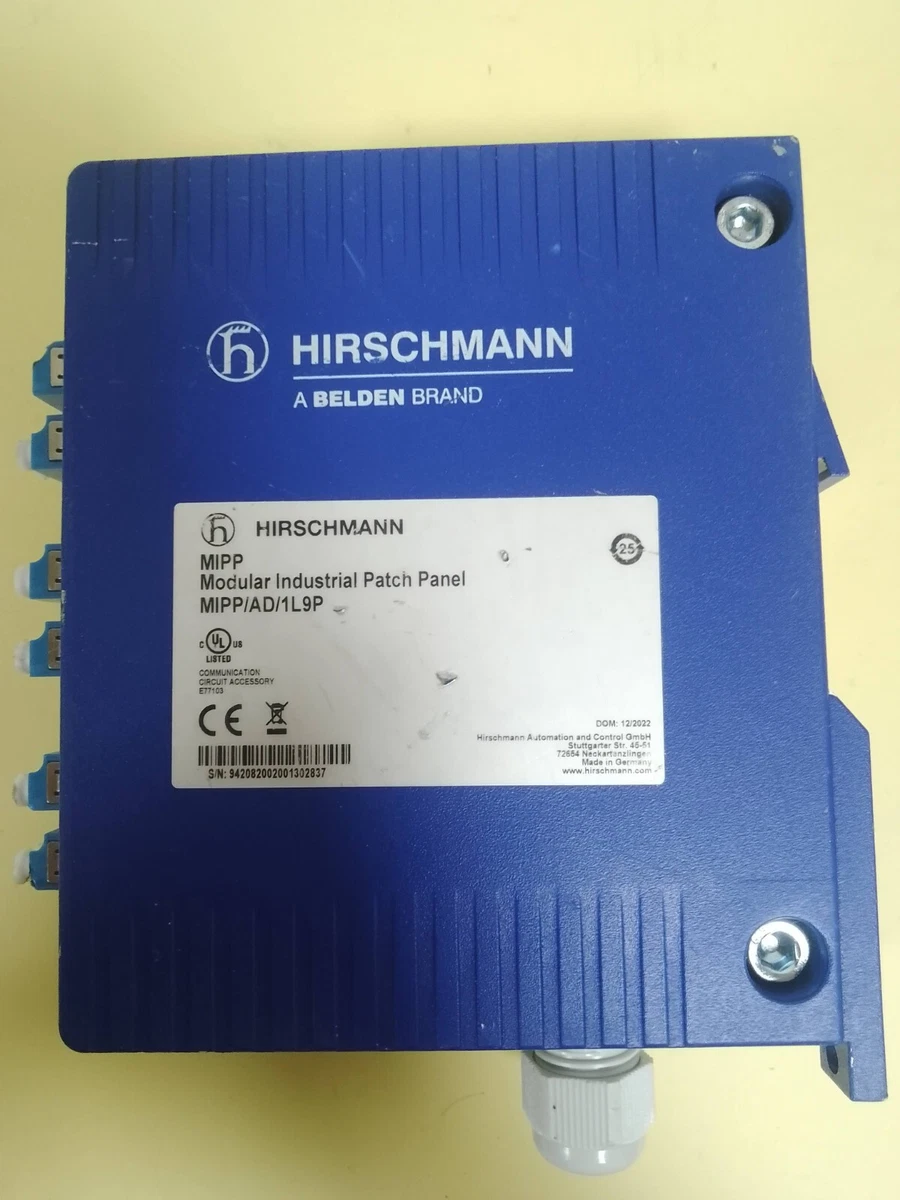 HIRSCHMANN MIPP/AD/1L9P Belden Moduler Industrial Patch, 54% OFF