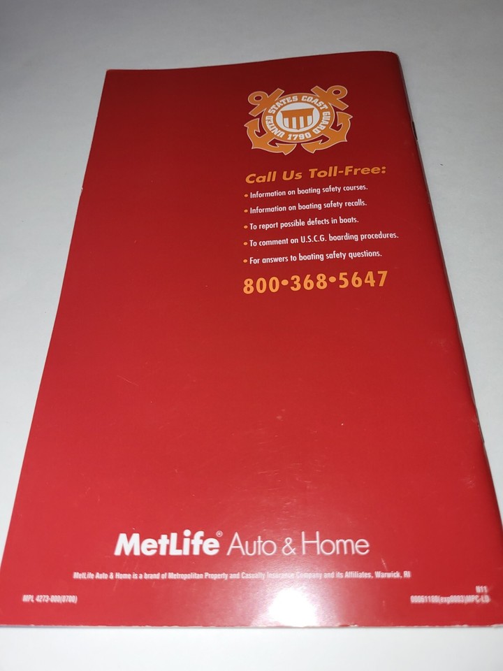 Metlife Booklet on Boating Safety | eBay