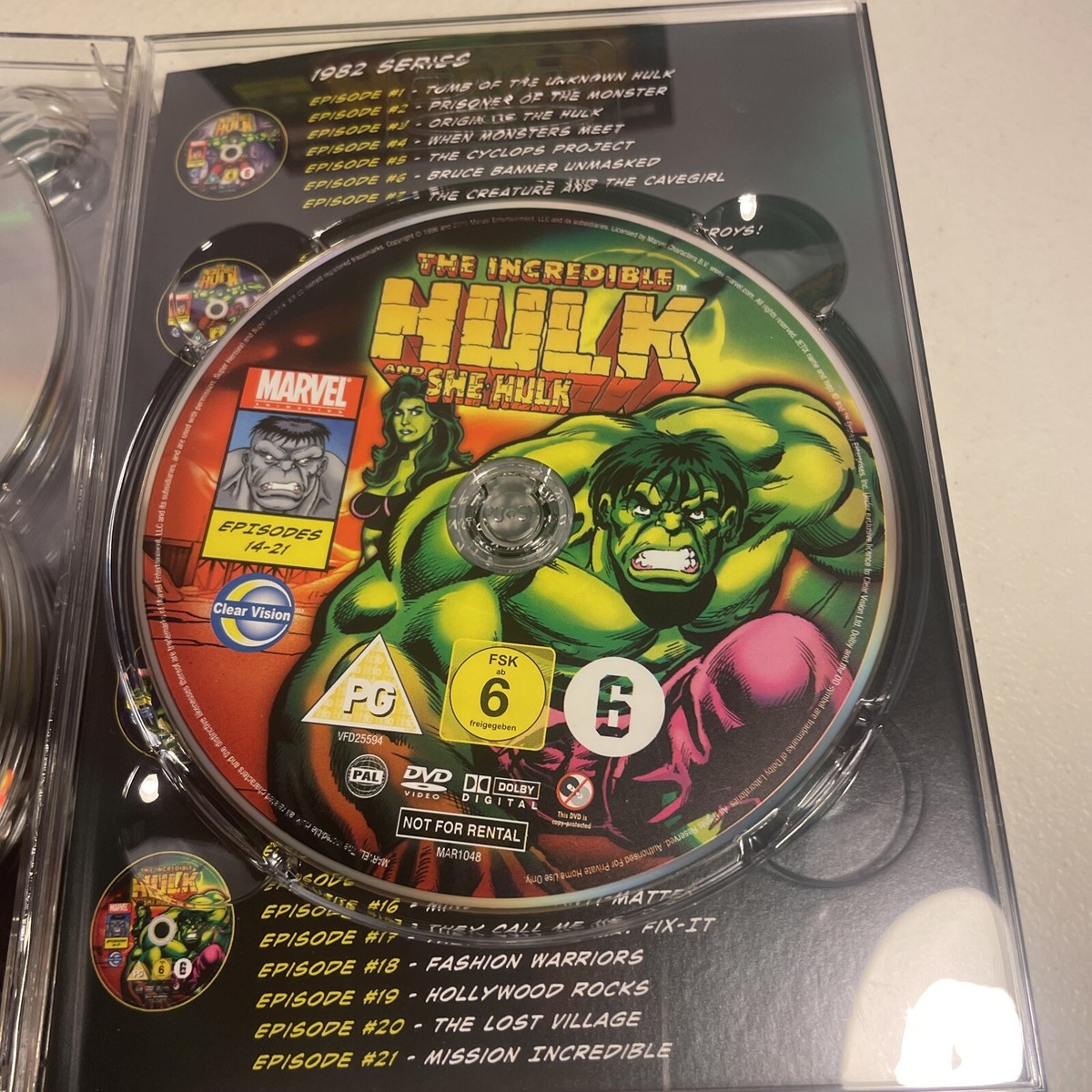 Dvd Da Serie De Tv O Incrivel Hulk Box O Incrível Hulk Coleção