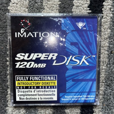 Imation SuperDisk 120MB Works With iMac LS-120 NEW SEALED | eBay