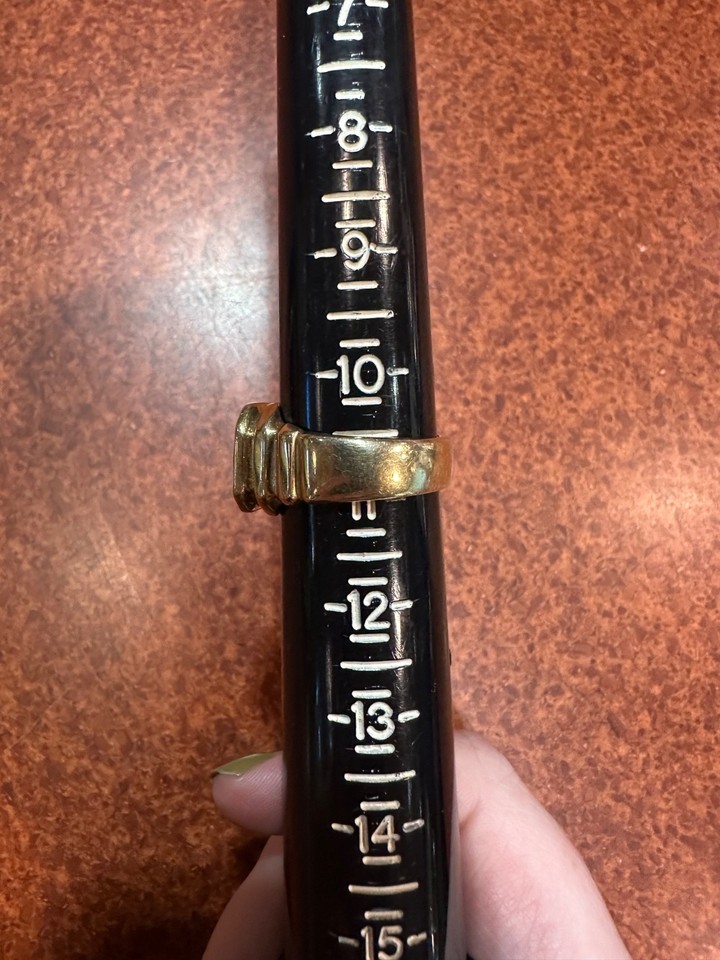 Harley-Davidson Stamper Diamond Shield Men's Ring - Yellow Gold 10k ...