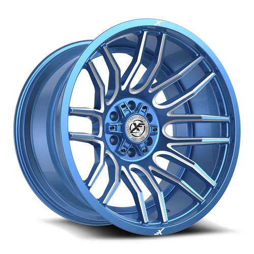 20x12 XF Off-Road XF-232 Anodized Blue & Milled Wheel 5x5/5x5.5 (-44mm ...