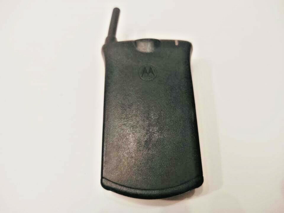 BLACK MOTOROLA STARTAC 3000 VINTAGE FLIP FLOP CELL PHONE CELLULAR ...