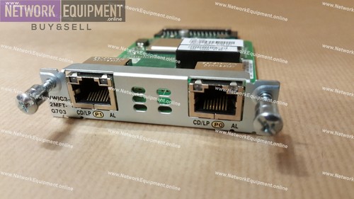 Cisco VWIC3-2MFT-G703 2 Port T1/E1 Multiflex Trunk Voice/WAN Interface ...