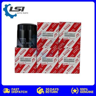 5 x Genuine Toyota Oil Filter for Landcruiser Hilux Prado Diesel 90915 ...