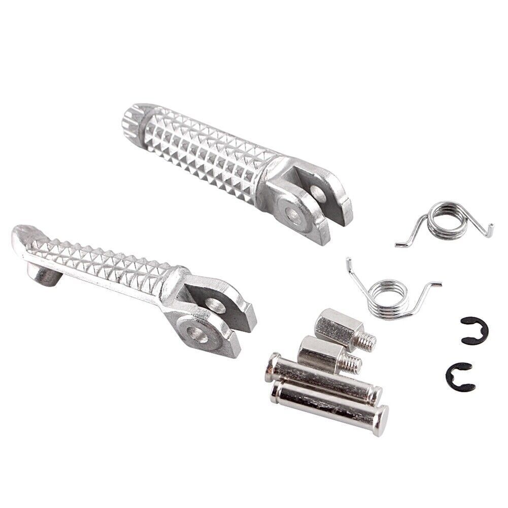2X Front Rider Footrest Foot Pegs Brackets Fits Yamaha YZF R1 2002-03 ...