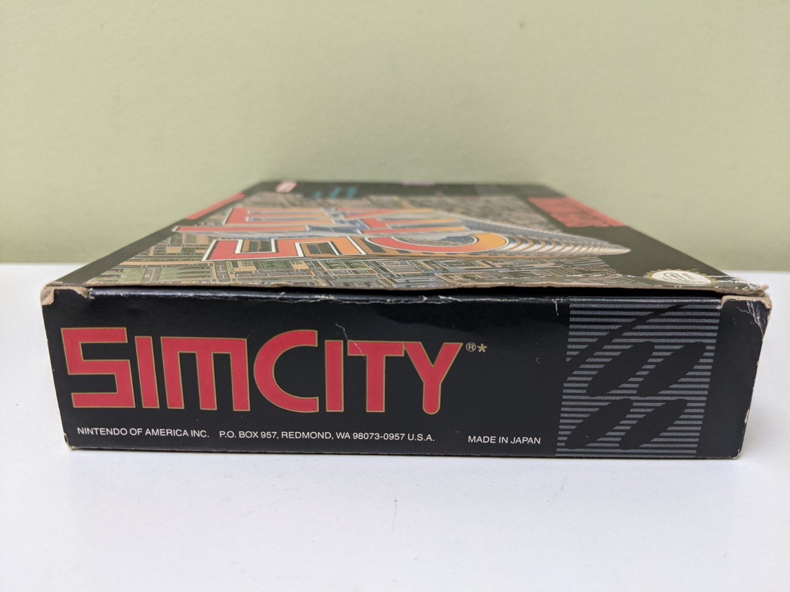 SimCity (SNES, 1991) Super Nintendo Complete Set. All Original ...
