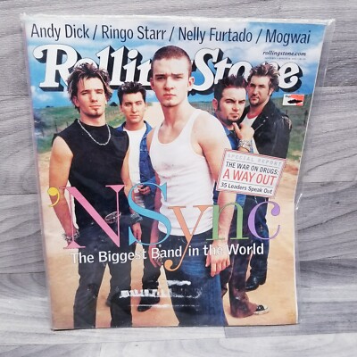 N-Sync Rolling Stones Magazine Biggest Band in the World Aug 2001 Ringo ...