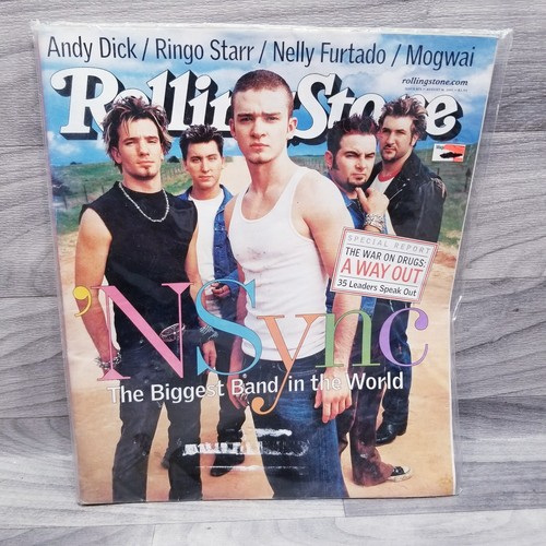 N-Sync Rolling Stones Magazine Biggest Band in the World Aug 2001 Ringo ...