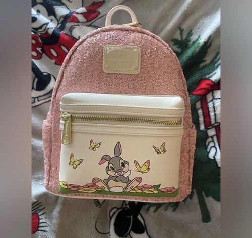NWT Disney Loungefly Bambi Thumper Sequin Mini Backpack Rare Exclusive ...