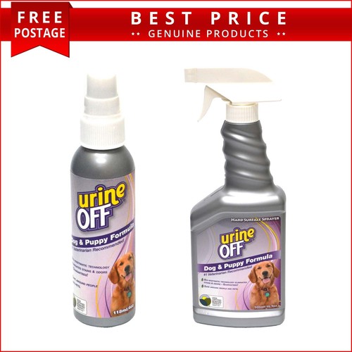 Urine Off Spray for Dogs Smell & Stain Removal 118 mL and 500 mL | eBay ...