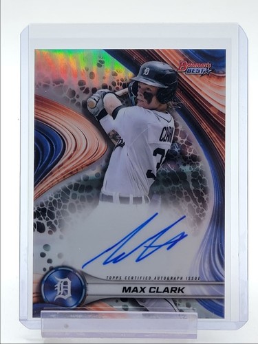 MAX CLARK 2024 BOWMAN'S BEST OF 2024 AUTOGRAPH REFRACTOR AUTO Q1940 | eBay