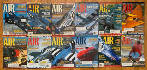 AIR CLASSICS Magazine - Lot of 12 Issues - 2001-2002 | eBay