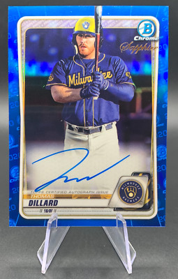 2020 Thomas Dillard | Topps Bowman Chrome Blue Sapphire Rookie Auto ...