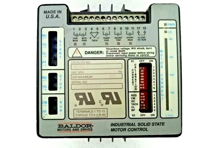 BALDOR Industrial Solid State Motor Control Soft Start MB9X | eBay