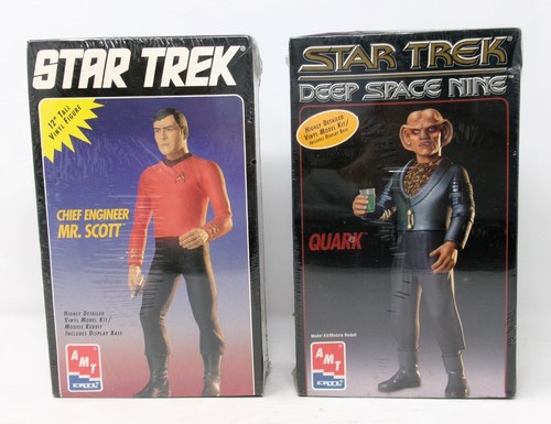 AMT/ERTL 8719 &8777 –Set of 2 Star Trek Figure Model Kits –Mr. Scott ...
