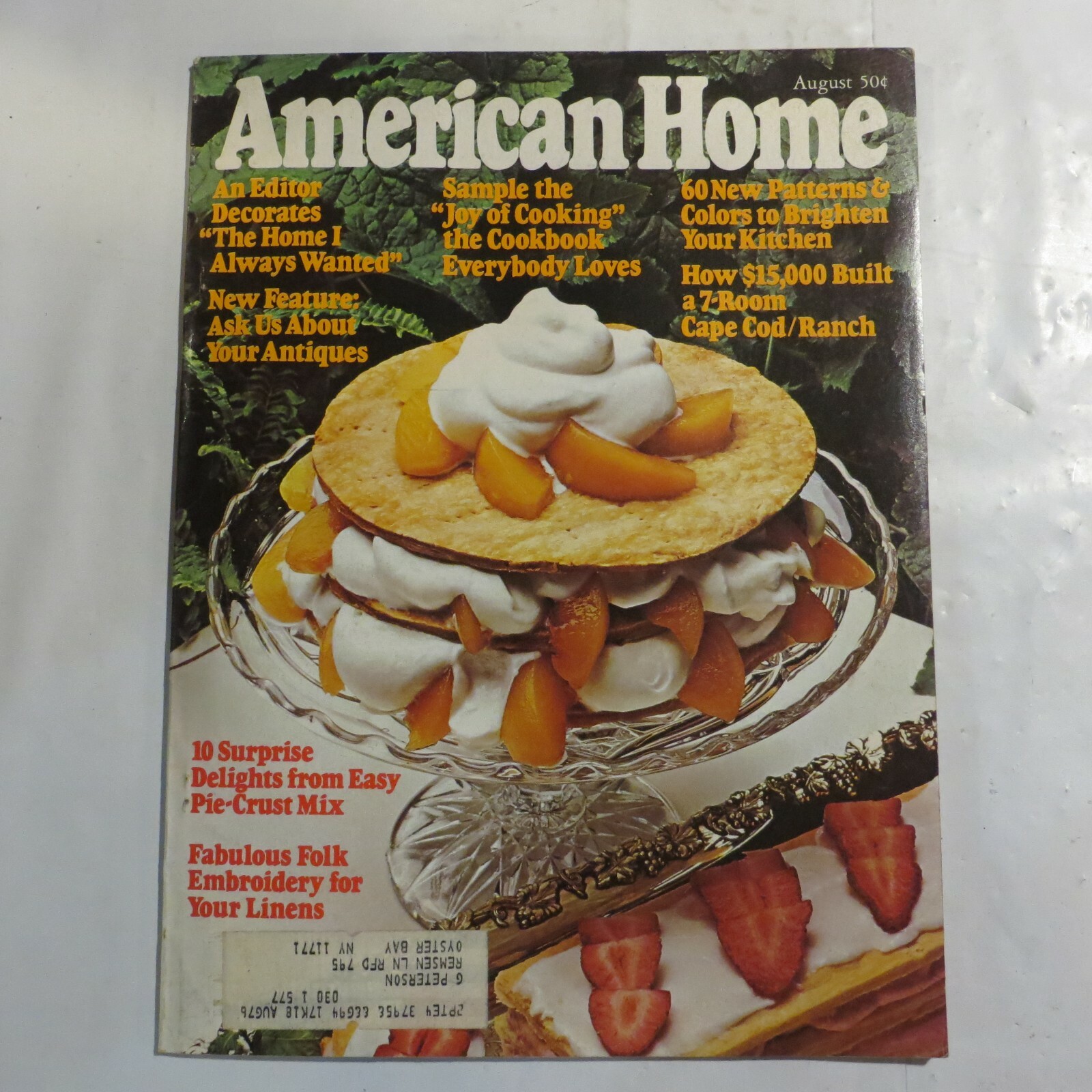 The American Home August 1974 Magazine Vintage Decorate Build Design 3D ...
