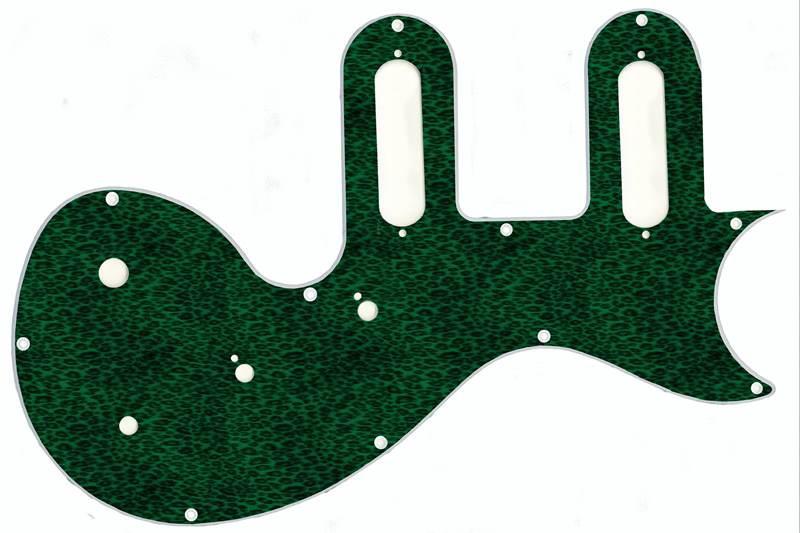 Pickguard Epiphone Les Paul SL Graphical Scratchplate Leopard Print ...