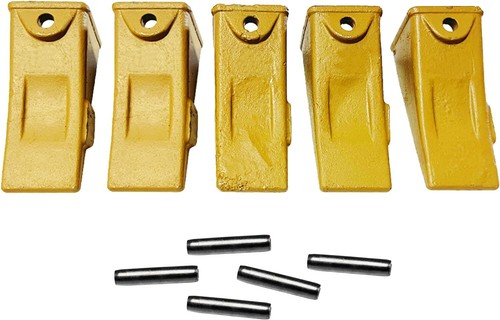 5pcs X156L Long Bucket Teeth Dirt Teeth with P156 Roll Pins for Digging ...