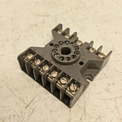 POTTER & BRUMFIELD 27E123 Relay Socket, 11 Pin, 10A 300V | eBay