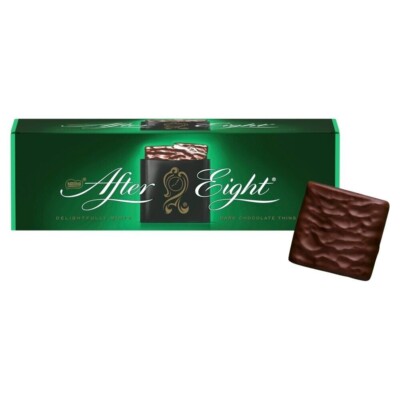 3 BOX AFTER EIGHT 8 Mint Milk Chocolate Thins After Dinner Mints Large ...
