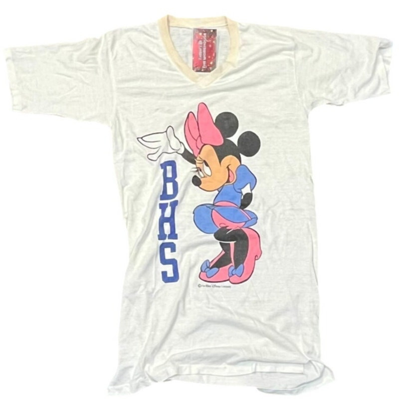 Vintage 80s Champion BHS Minnie Mouse Shirt - Gem