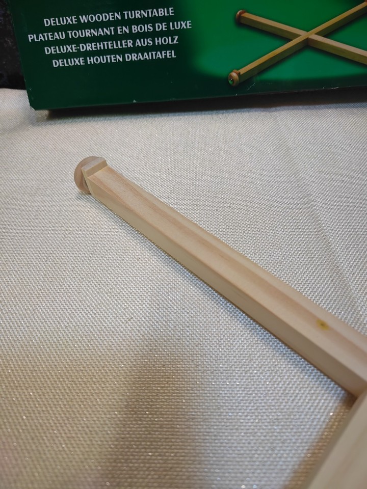 Scrabble Deluxe Wooden Turntable - Premium Rotating Game Board ...