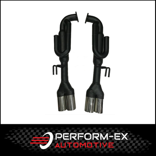 HOLDEN COMMODORE VE/VF LATE UTE SS/SV6 3" TAILPIPES WITH J PIPES AND ...