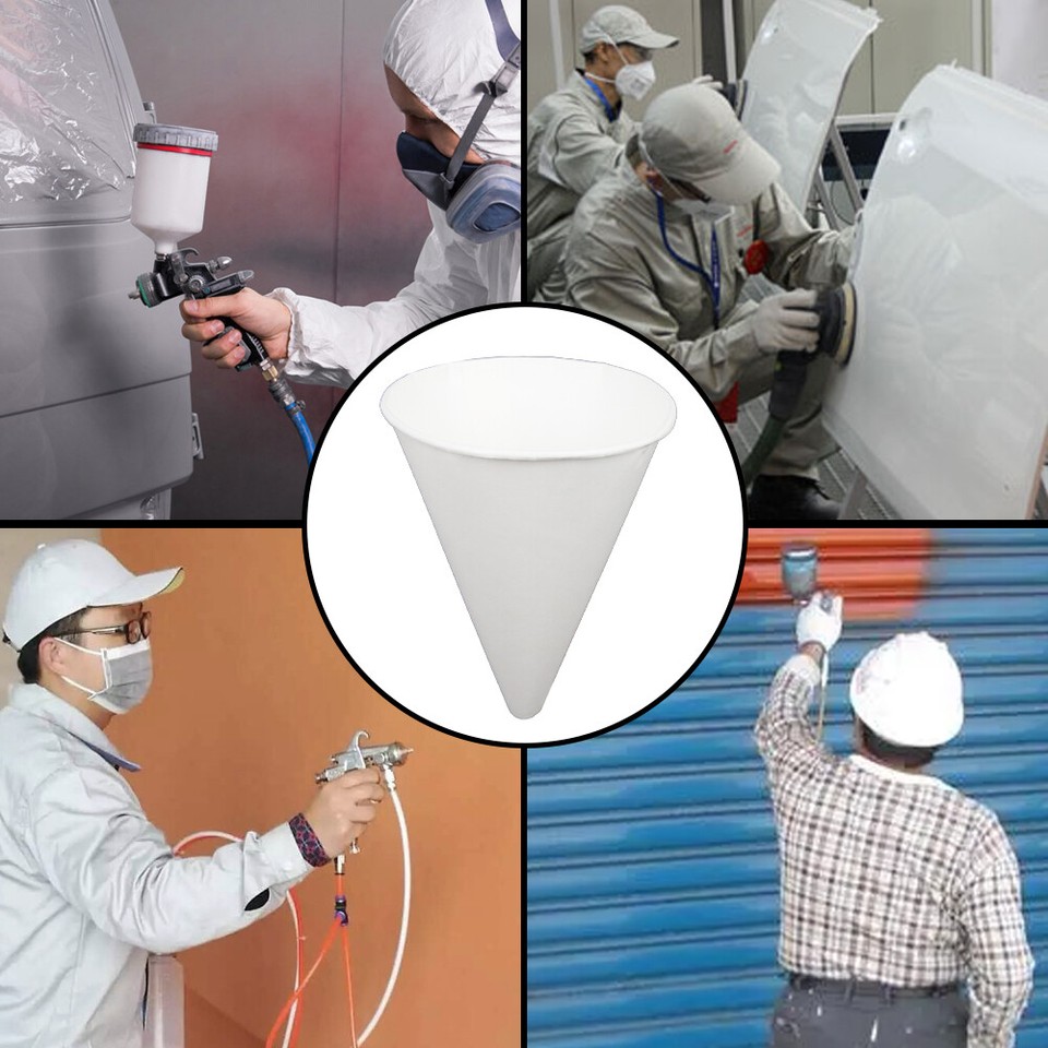 Disposable Engine Oil Funnels, 25/50 Pcs Paper Funnels For Motor Oil ...