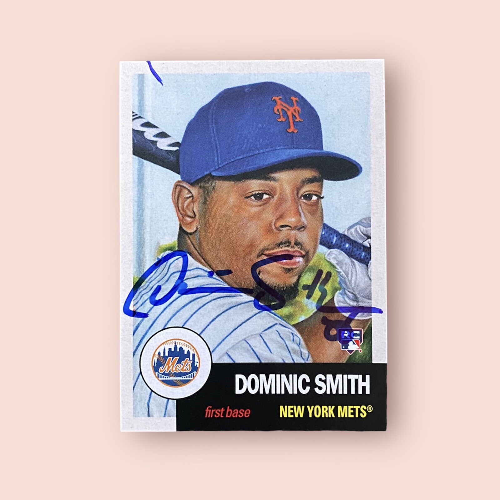 Dominic Smith Signed Autographed 2018 Topps Living Set Card Nationals ...