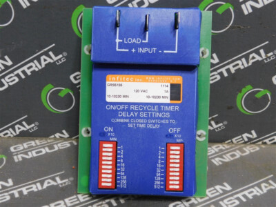 USED Infitec Inc. GRS5155 Open Board Recycling Time Delay Relay 10 ...