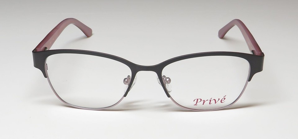 NEW PRIVE 3013 EYEGLASS FRAME 060 CAT EYE FULL-RIM WOMENS BROWN 52-16 ...