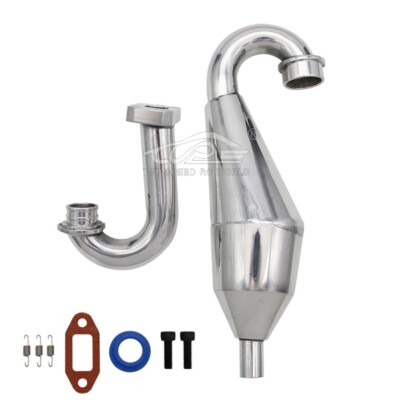 Aluminum Exhaust Pipe Kit For 1/5 HPI RV KM Baja 5B SS 5T 5SC TRUCK RC ...