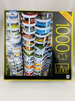 1000 piece jigsaw Big Ben Luxe puzzle colorful apartments | eBay
