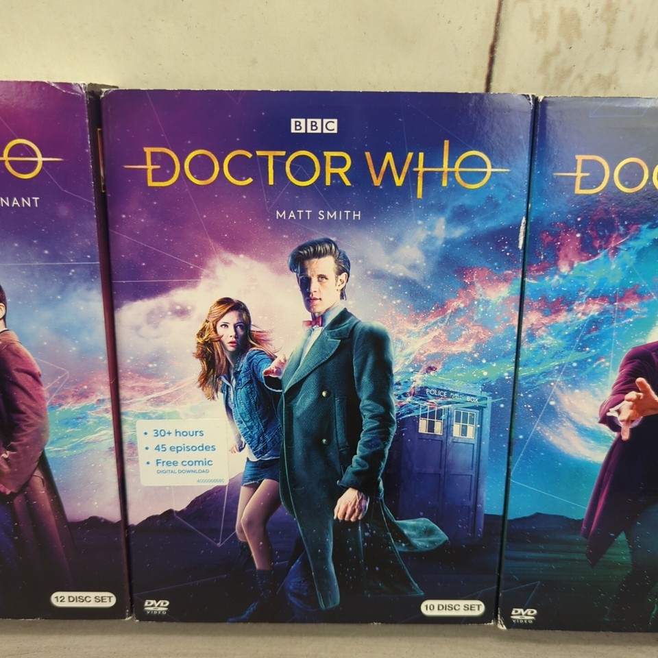 Doctor Who Christopher Eccleston, David Tennant , Matt Smith & Peter ...