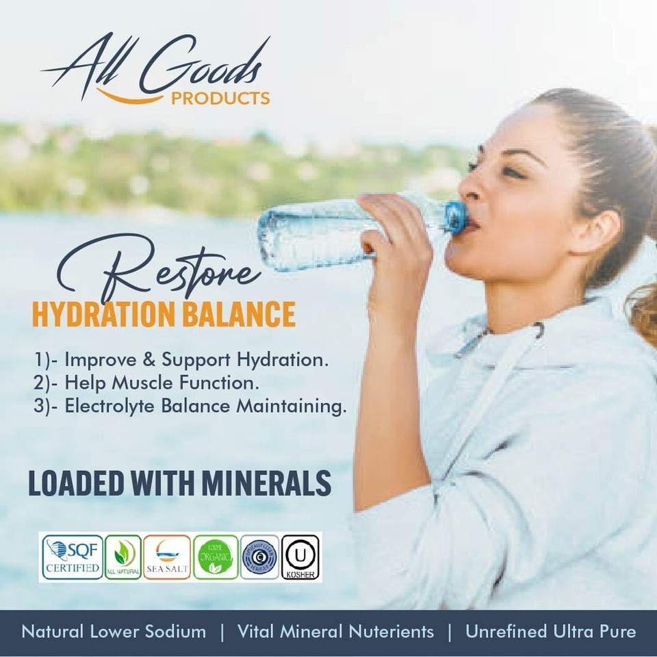 All Goods 5Oz Coarse, Hand Harvested Celtic Salt Organic 82 Minerals ...