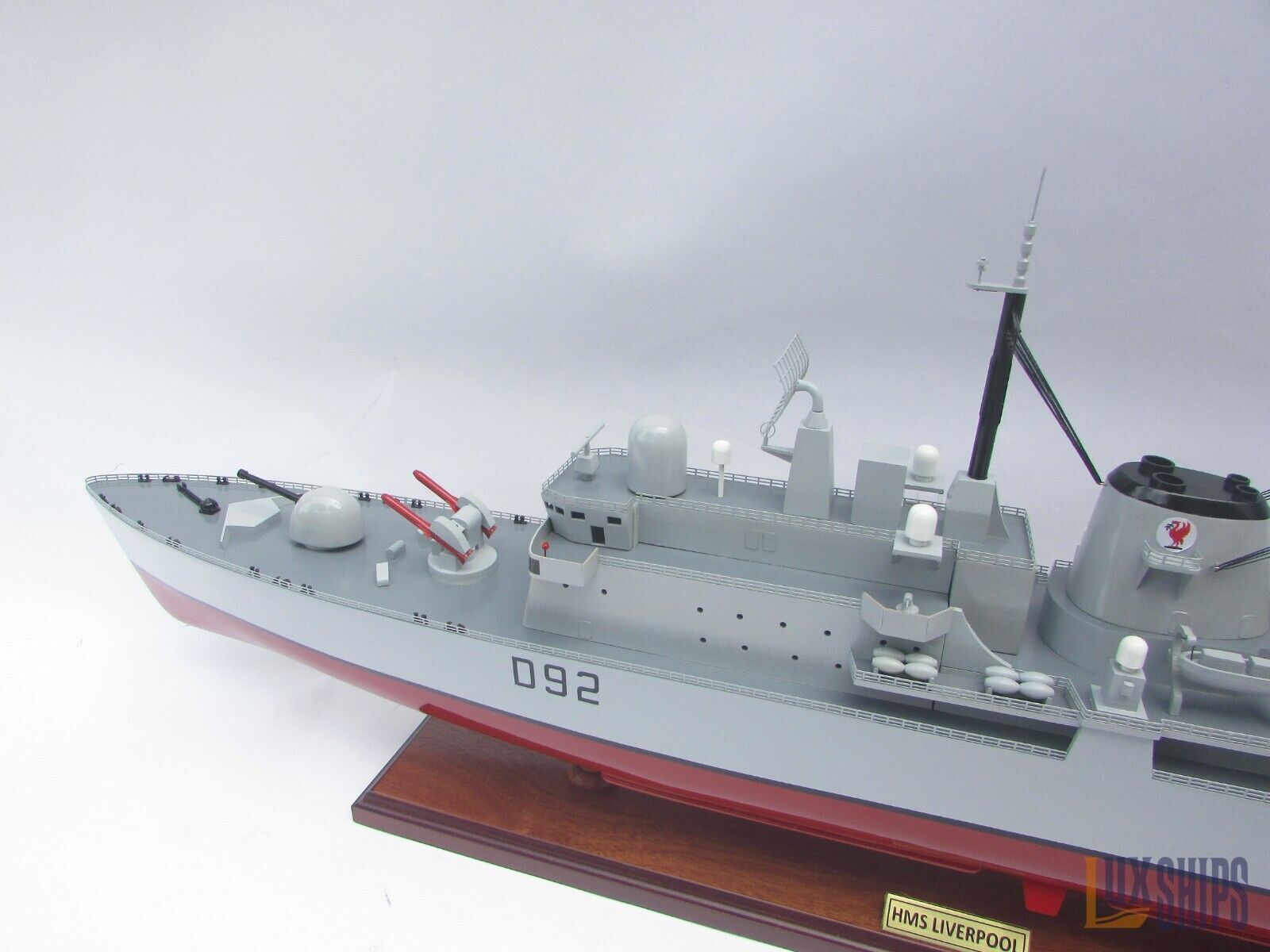 HMS LIVERPOOL D92 Type 42 Destroyer Model Ship | eBay