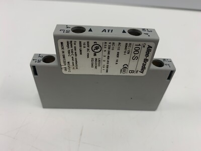 ALLEN BRADLEY 100-SA11 Ser A Auxiliary Contact, 1 NO 1 NC - Free ...